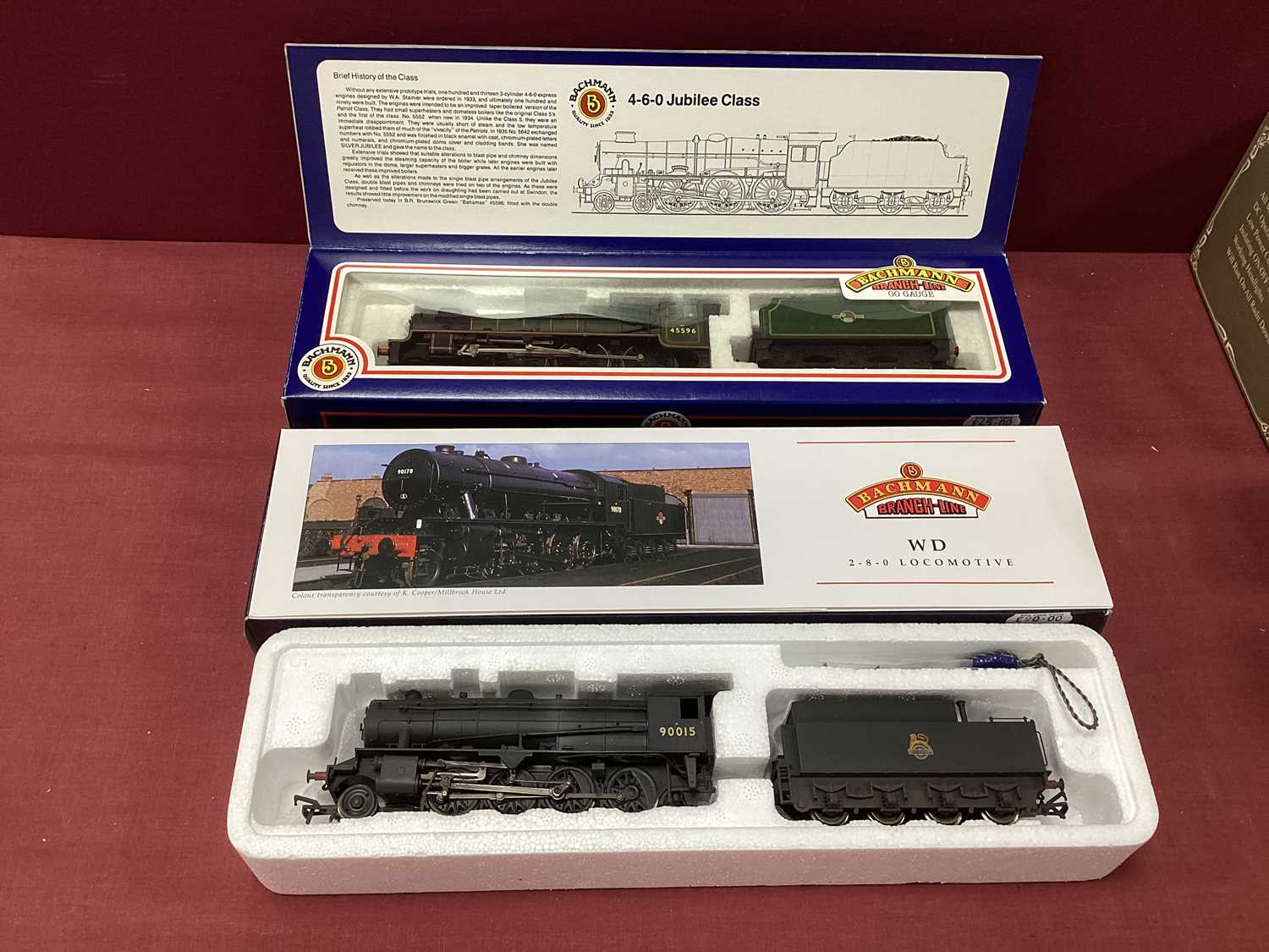 Lot 812 - Two 'OO' Gauge/4mm Bachmann Boxed Steam