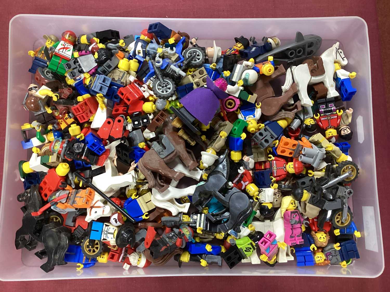 Lot 840 - Approximately One Hundred Lego Mini Figures,