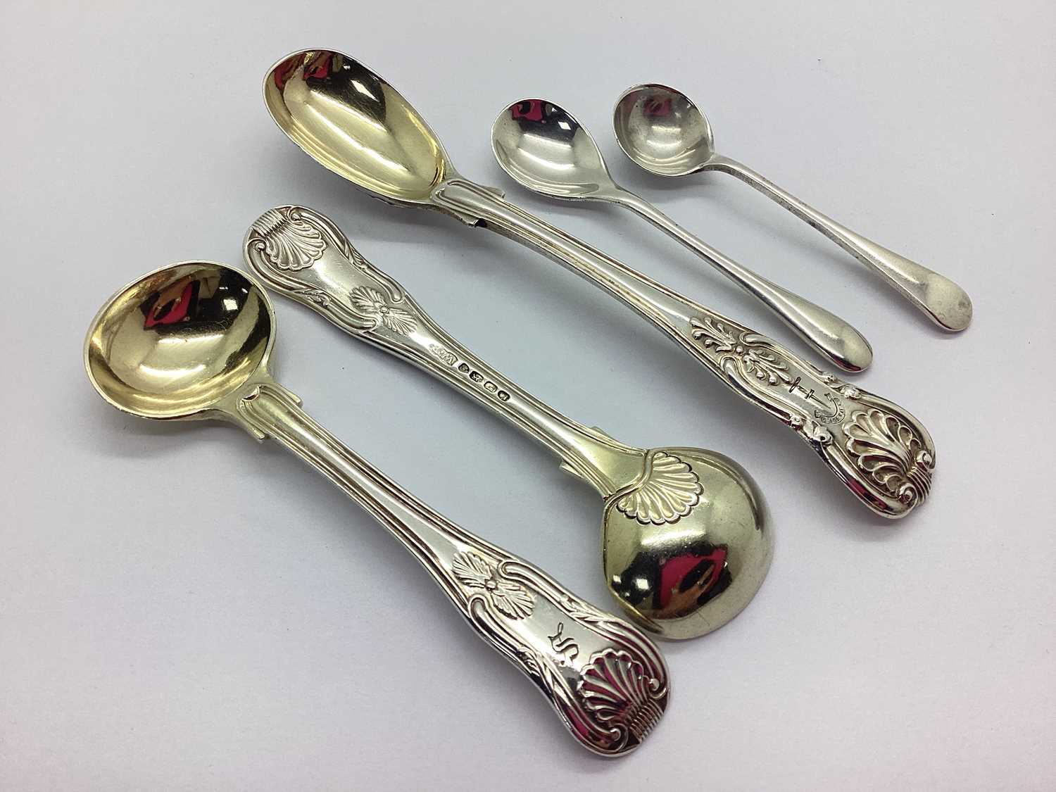 Lot 27 - A Collection of Hallmarked Silver Flatware,