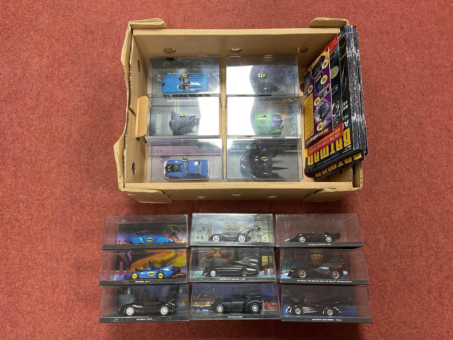 Lot 460 - Fifteen Batman Themed Diecast Model Vehicles
