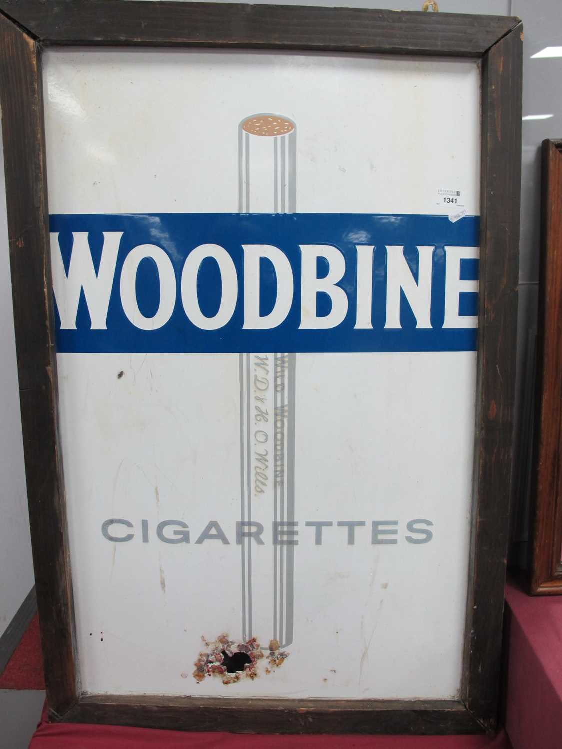 Lot 1341 - Vintage Advertising - Woodbine Cigarettes