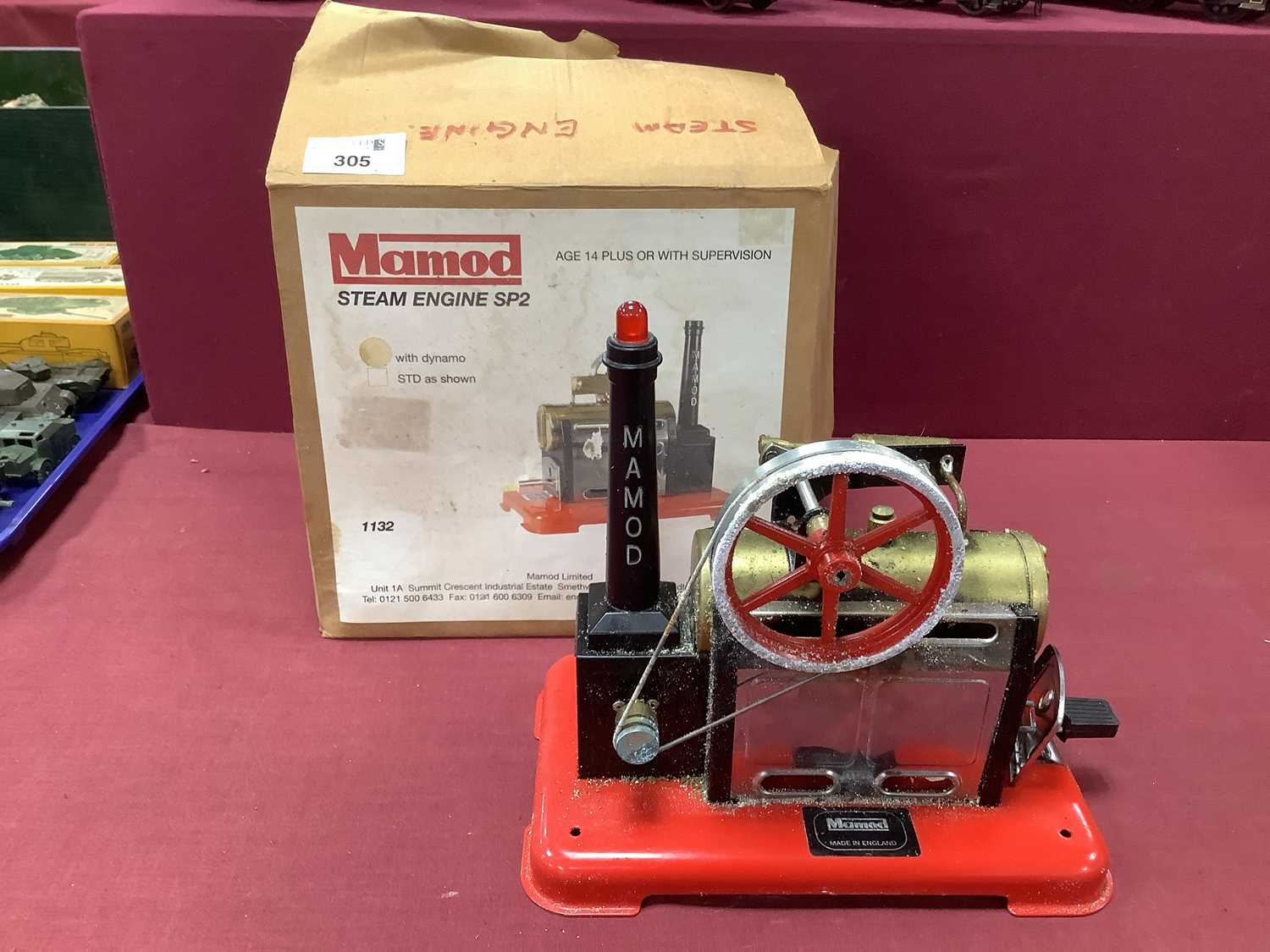 Lot 305 - A Mamod 'SP2' Stationary Live Steam Engine,