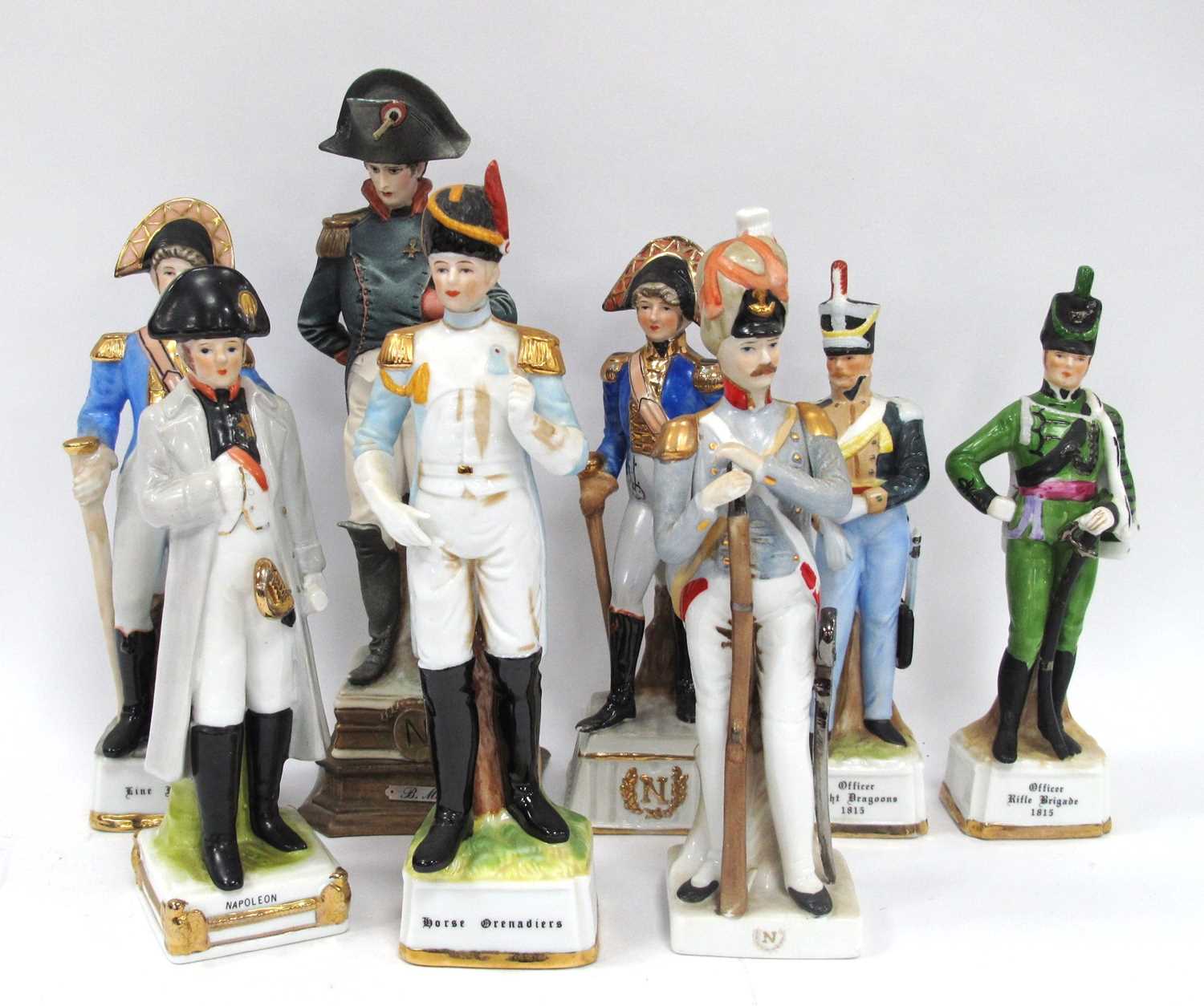 Lot 1260 - Bruno Merli Resin Figure of Napoleon 27cm