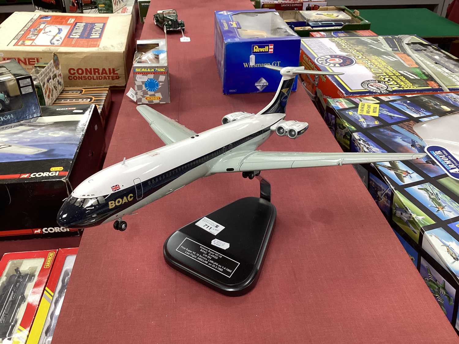 Lot 711 - A Bravo Delta Models Mahogany Hand Painted