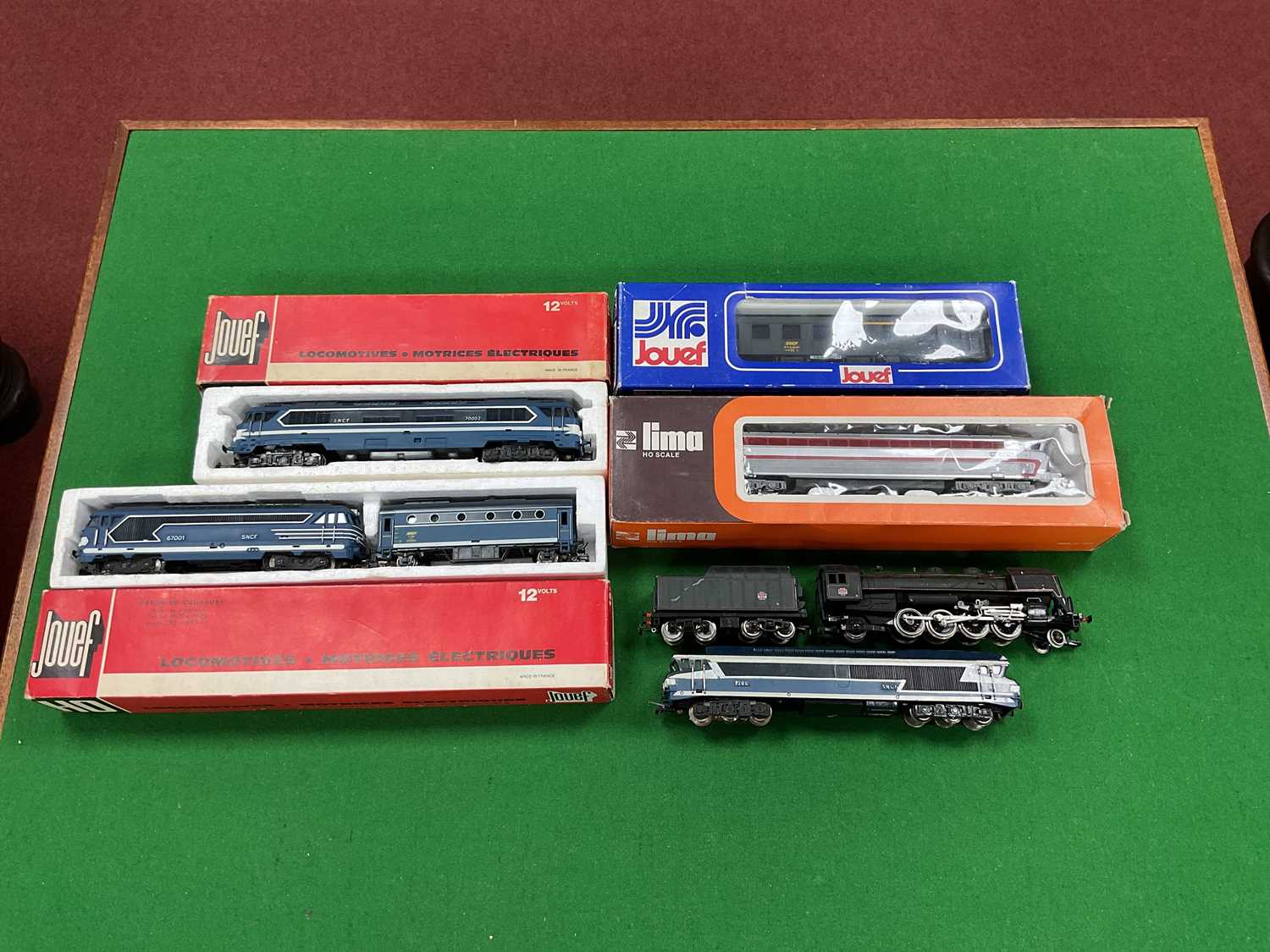 Lot 471 - Five HO Scale SNCF (French) locomotives by