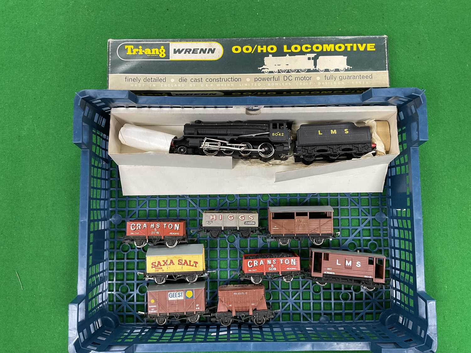 Lot 494 - A boxed Wrenn 00 gauge 8F locomotive in LMS