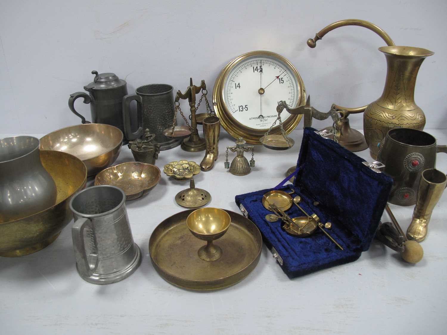 Lot 1004 - Rimmer Instrument co, Liverpool Brass Cased