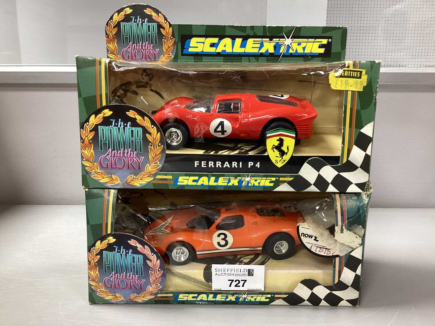 Lot 727 - Two Scalextric 1:32 Scale The Power And The