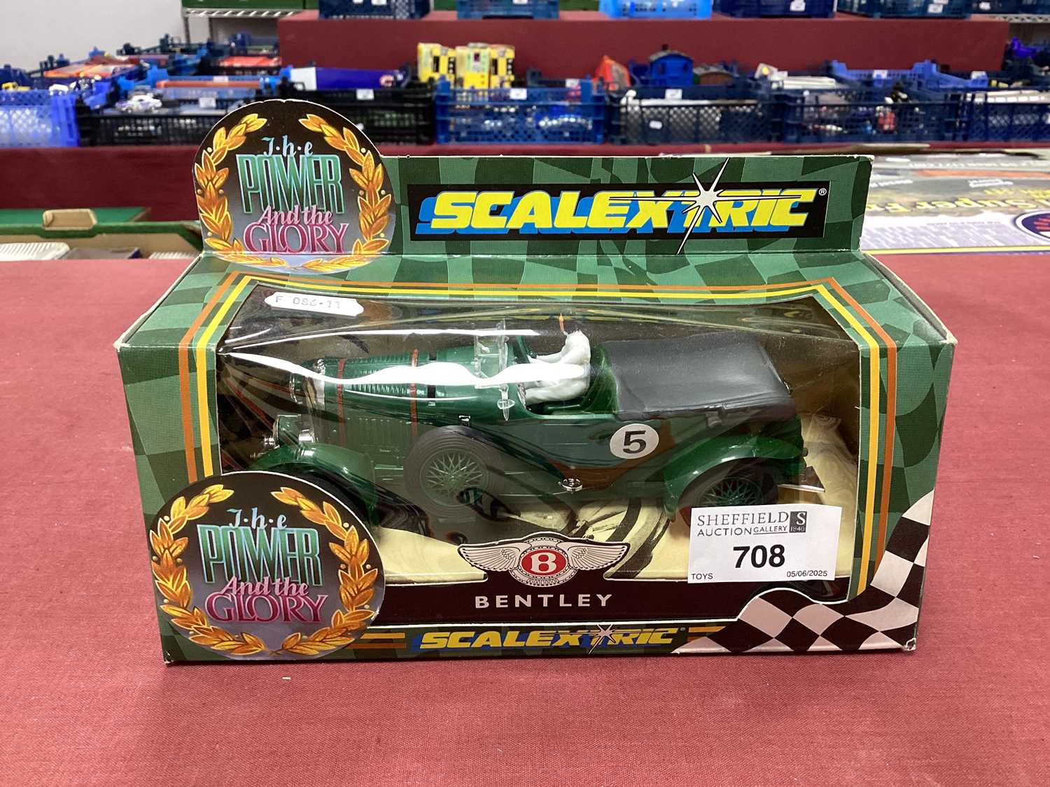 Lot 708 - A Scalextric 'Power And The Glory' #C.305