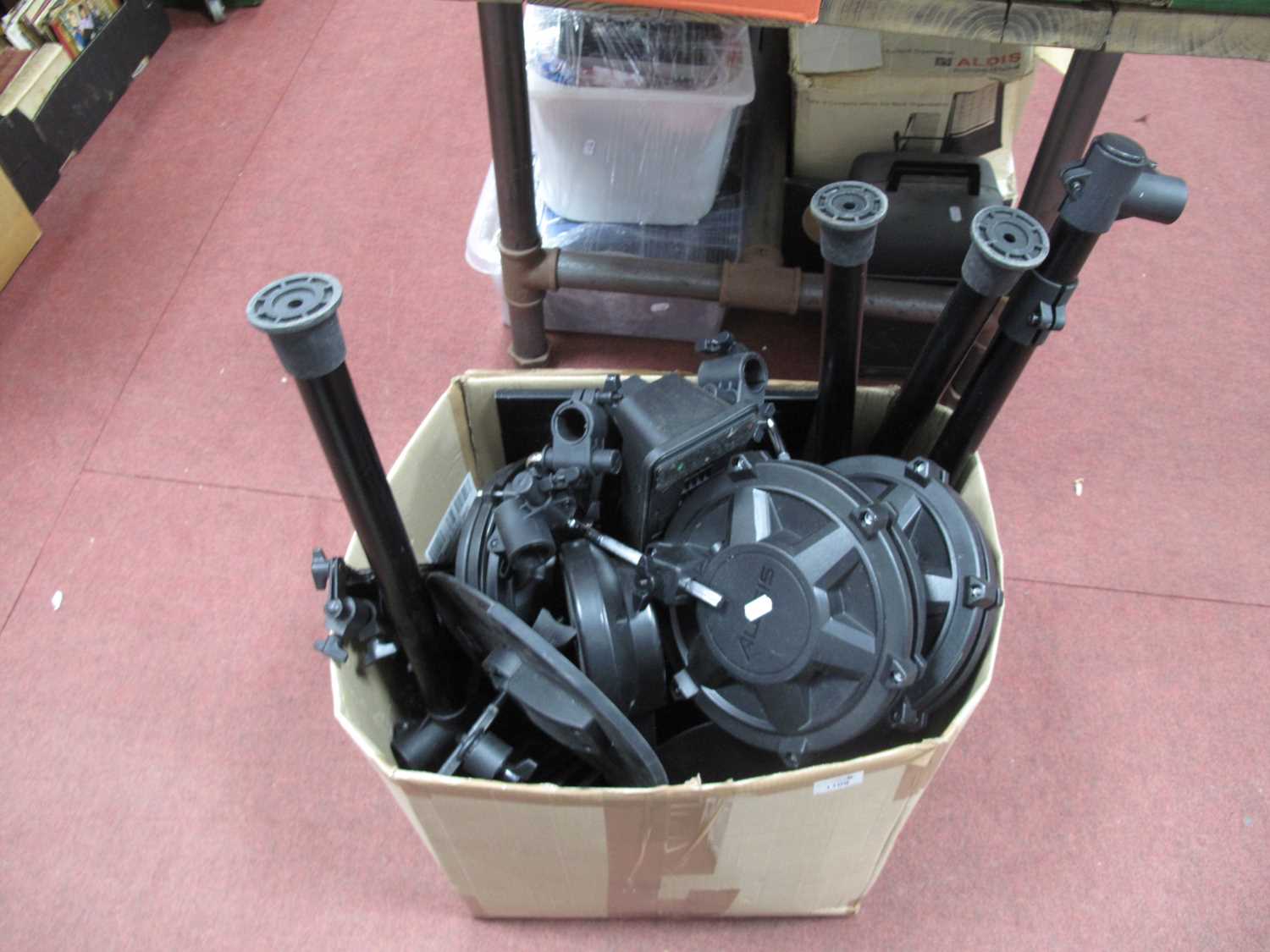 Lot 1109 - Alesis Nitro DM7X Drum Module with three 10"