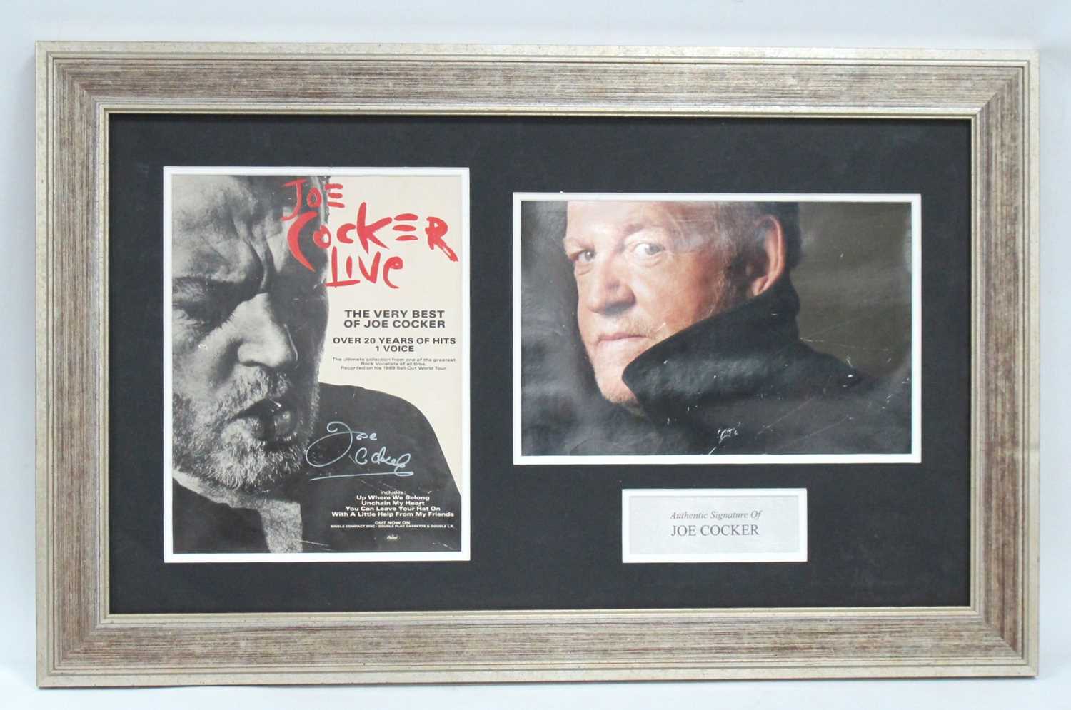 Lot 1364 - Joe Cocker Autograph, silver pen signed
