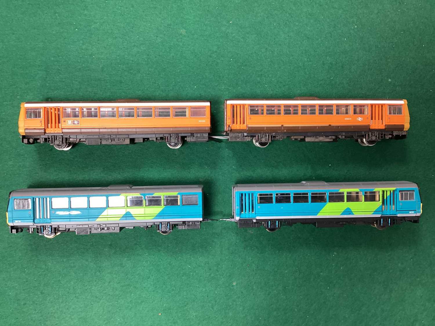 Lot 637 - Two Hornby 00 gauge two-car "Pacer" multiple