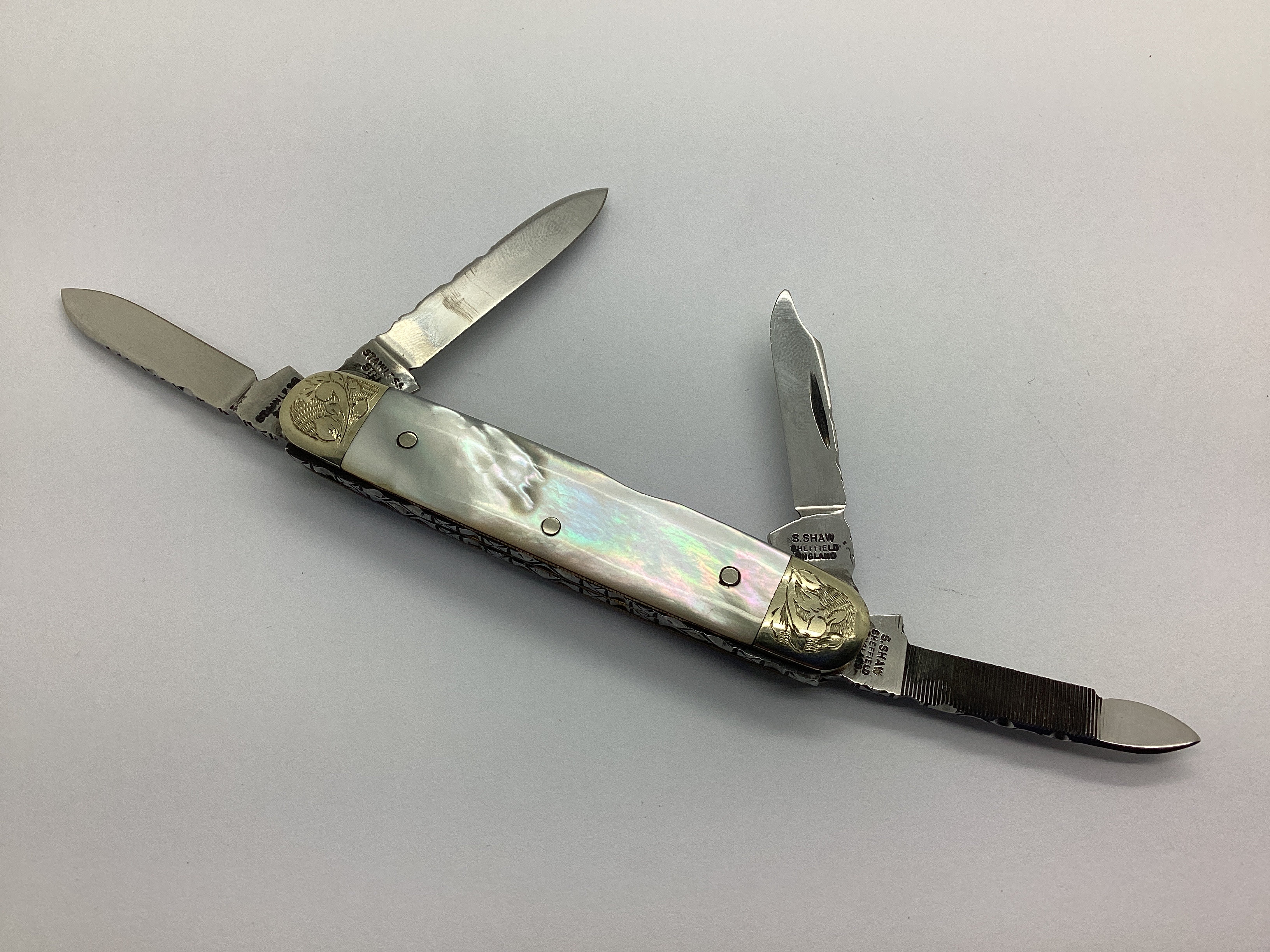 Lot 1361 - Stan Shaw (Sheffield); Four Blade Folding