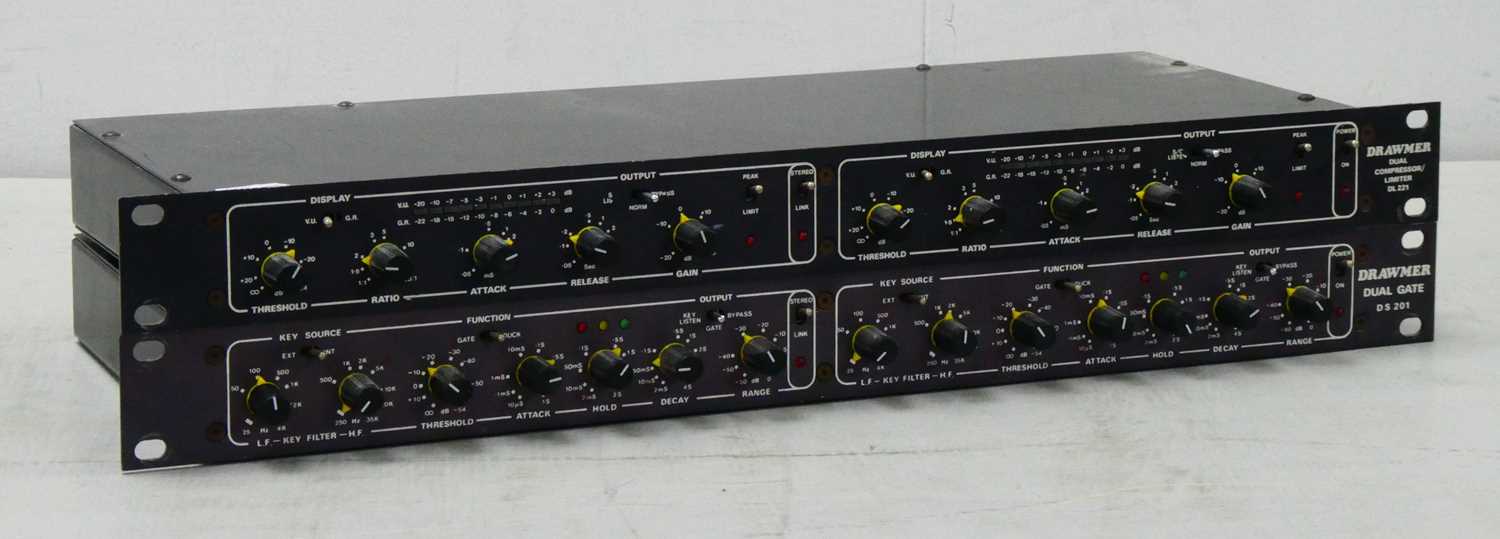Lot 316 - Drawmer Dual Compressor/Limiter DL221, and