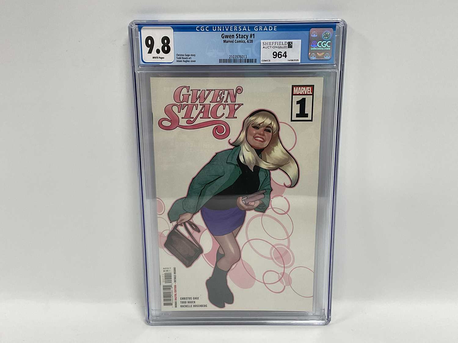 Lot 964 - Gwen Stacy #1 by Marvel Comics. Graded 9.8