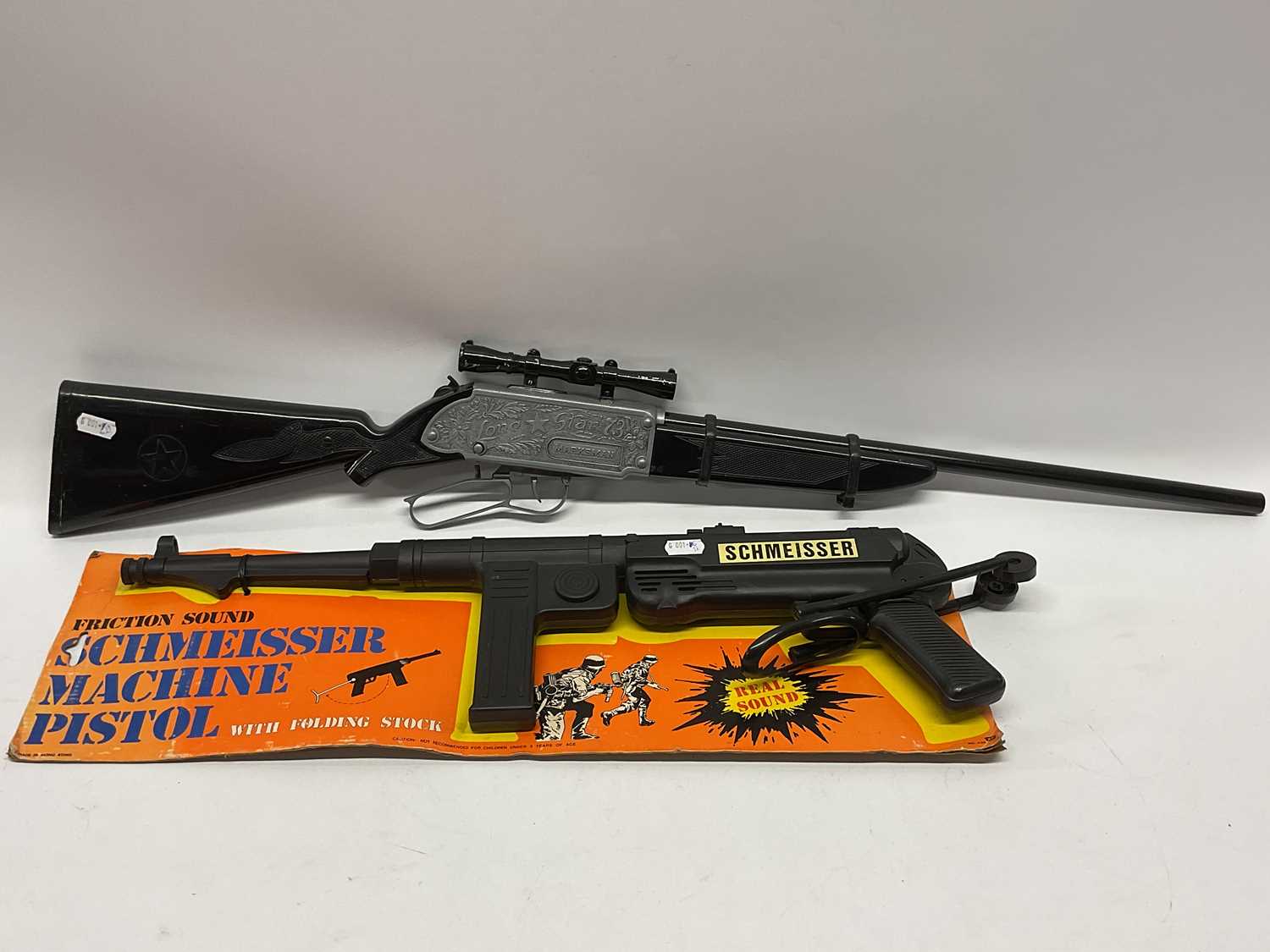 Lot 860 - A Lone Star 73 Marksman Cap Firing Toy Rifle,