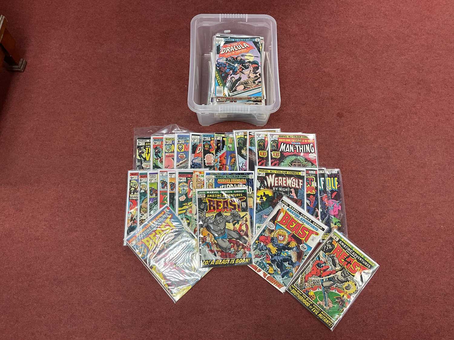 Lot 827 - Approximately Sixty Five Marvel Horror