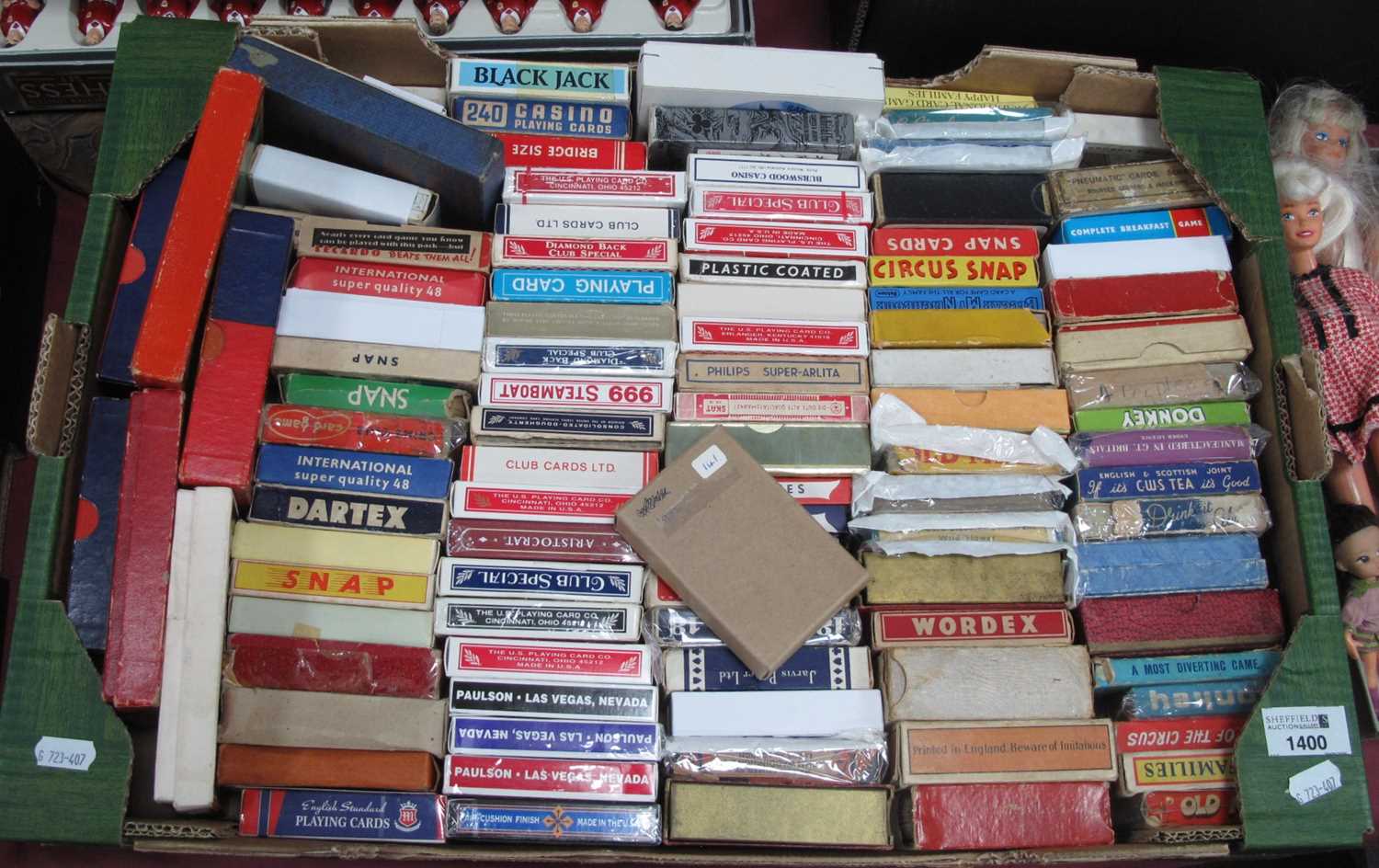 Lot 1400 - A Very large collection of playing cards,