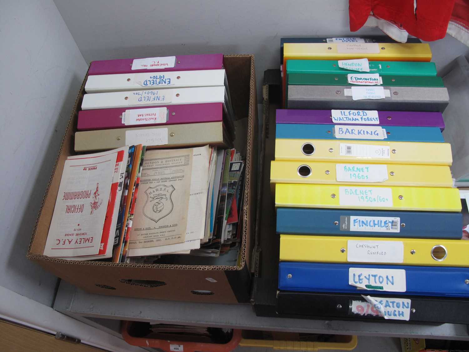 Lot 415 - Non League Football Programmes, 19 binders