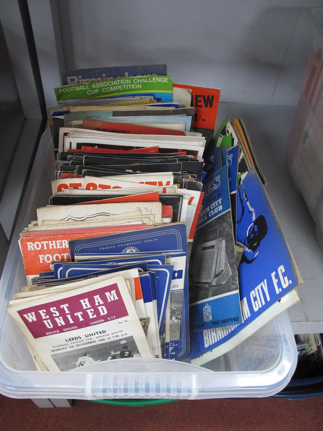 Lot 448 - 1960s Football Programmes, over 400
