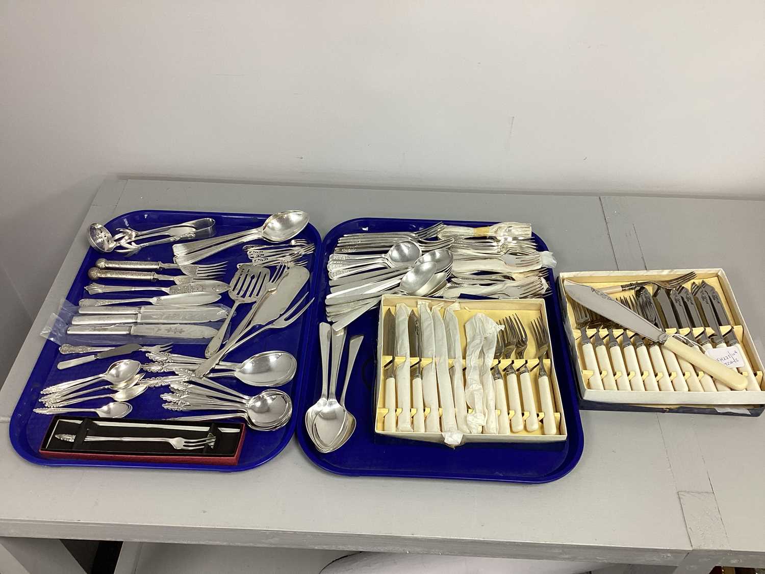 Lot 179 - A Mixed Lot of Assorted Plated Cutlery,