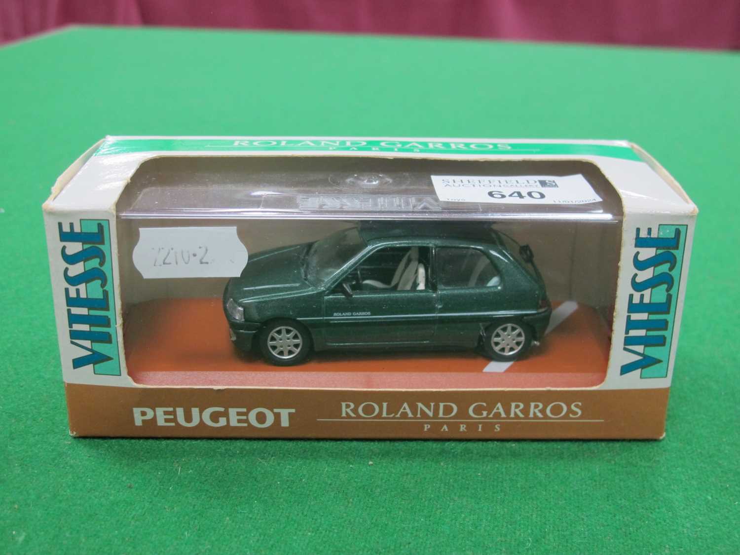 Lot 640 - A Vitesse 1:43rd scale diecast model Peugeot