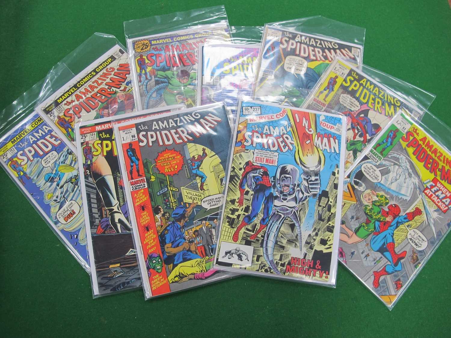 Lot 536 - A collection of ten Marvel 'The Amazing