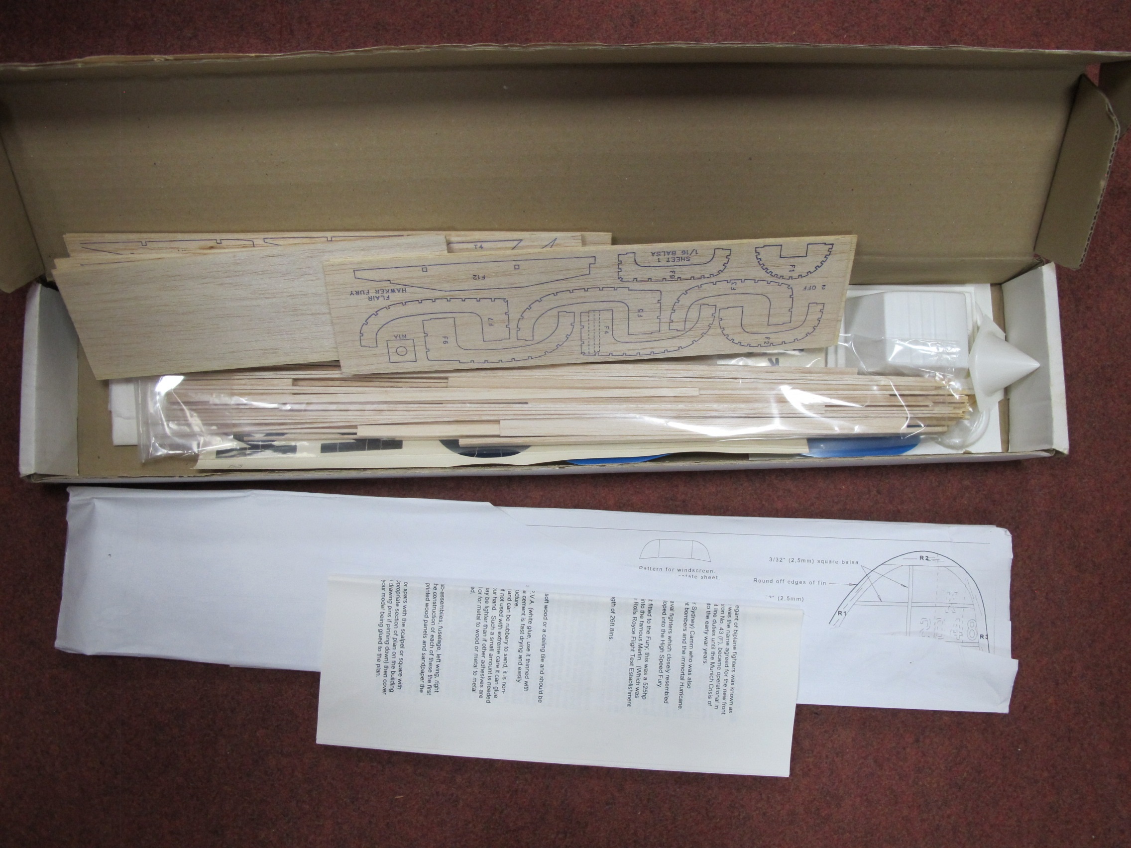 Lot 430 - Four Balsa Wood Rubber Powered Model