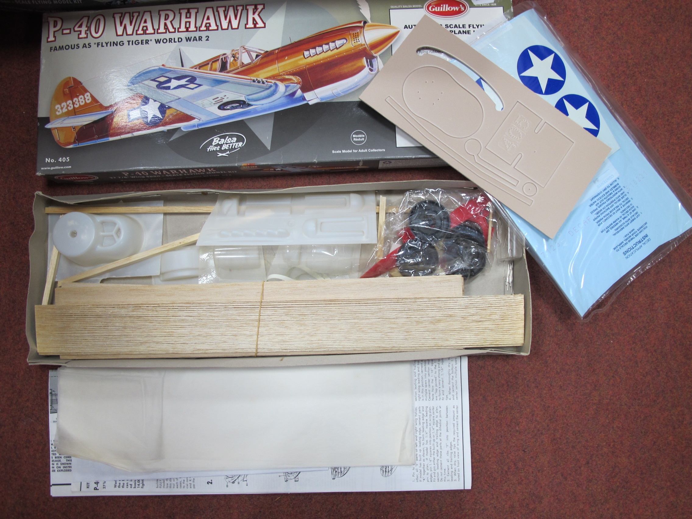 Lot 430 - Four Balsa Wood Rubber Powered Model