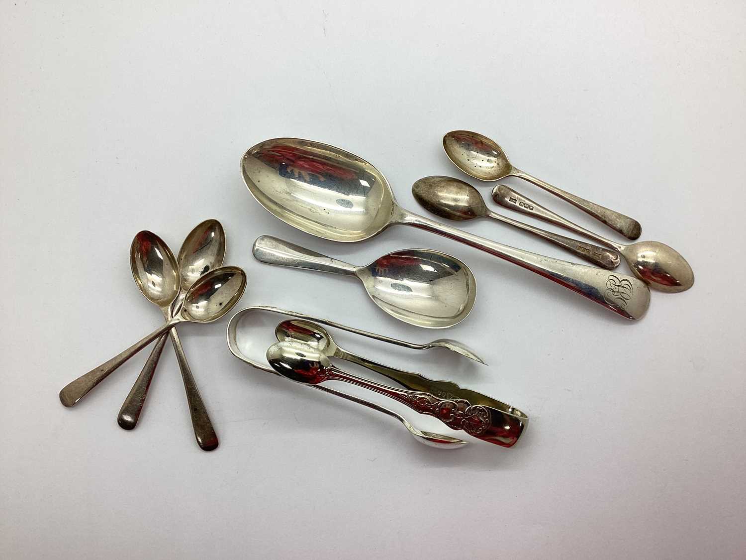 Lot 101 - A Hallmarked Silver Spoon, together with a