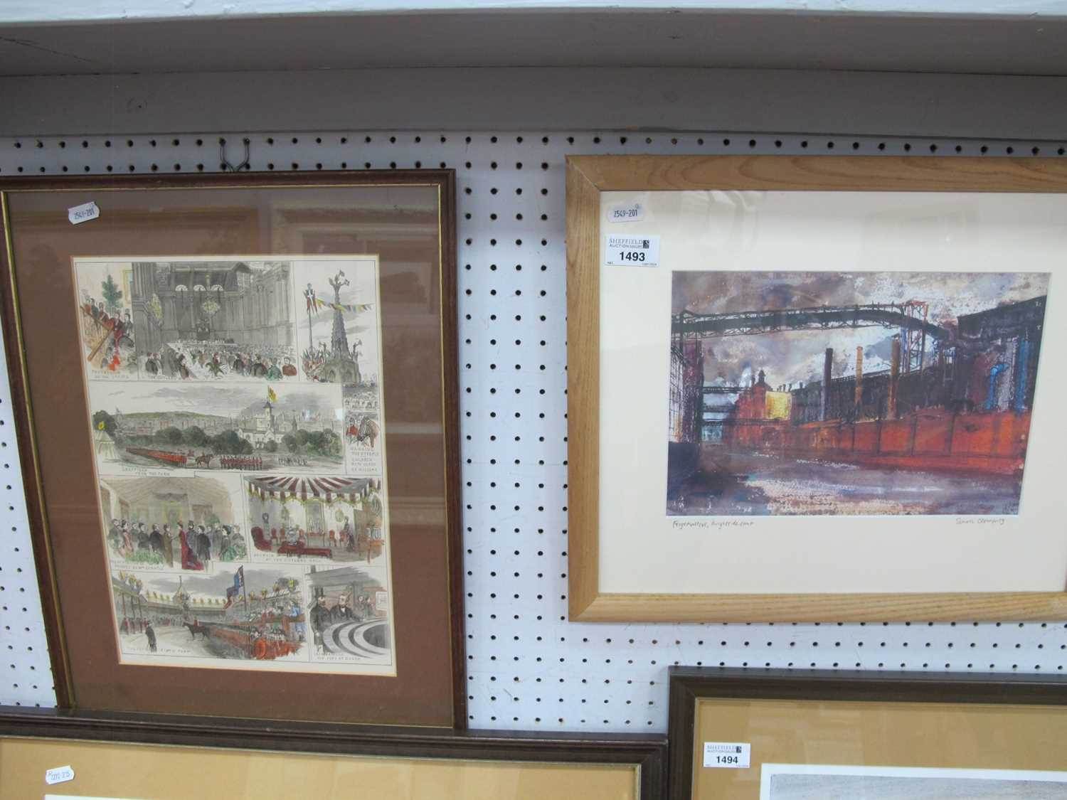 Lot 1493 - Simon Clements (Sheffield Artist) Mixed