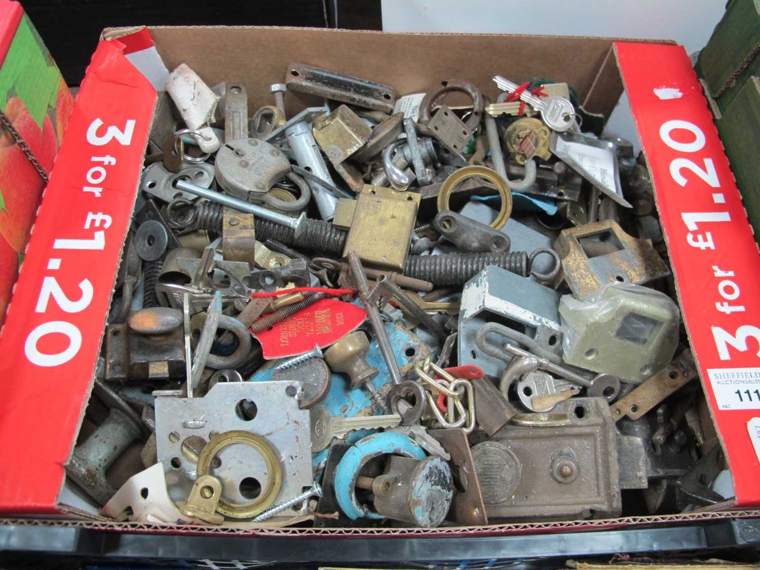 Lot 1119 - Union Locks, Yale locks, brass locks, keys,